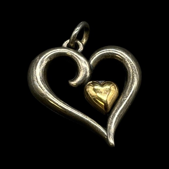 James Avery | Jewelry | James Avery Heart Pendant Oxidized Sterling ...